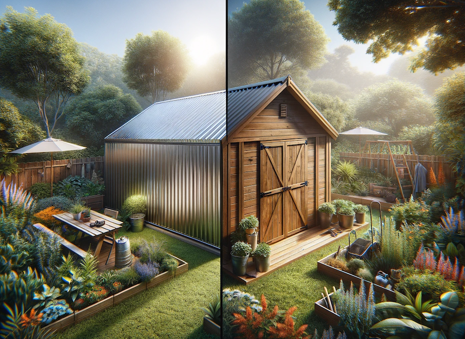 Metal Vs Wood Shed: Is it Better to Get a Metal or Wood Garden Shed ...